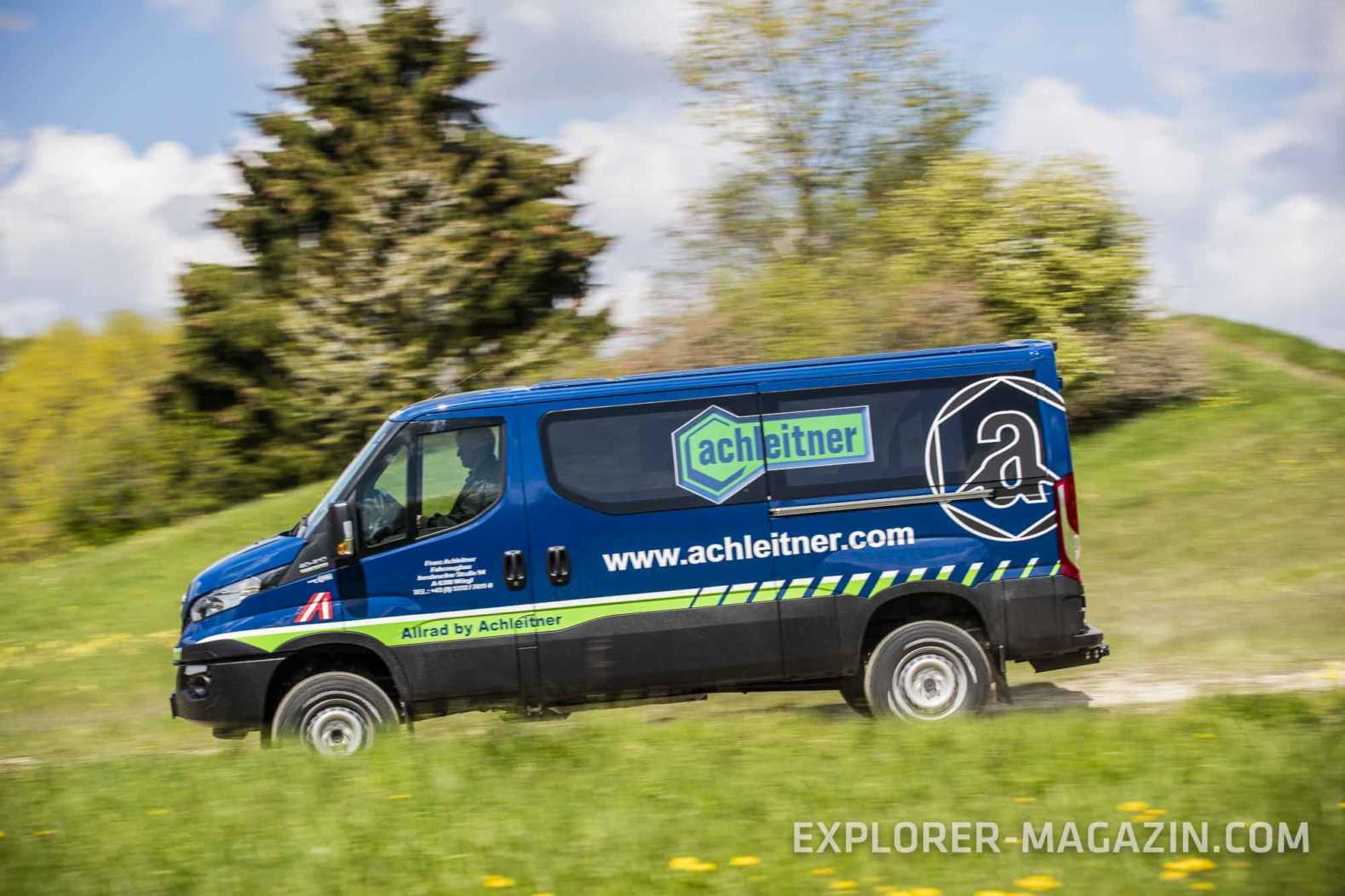 Probefahrt des Achleitner Iveco Daily Allrad