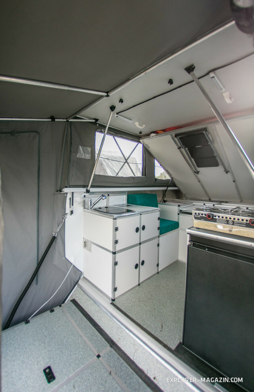 Pickup Aufstelldachkabine – Traytek Tailgater - explorer Magazin