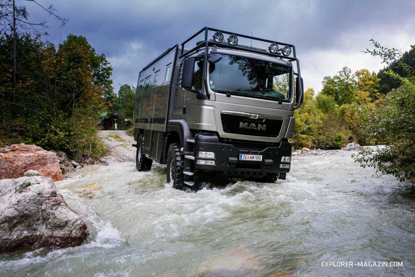 Probefahrt des Action Mobil Atacama 5800 Expeditionsfahrzeug