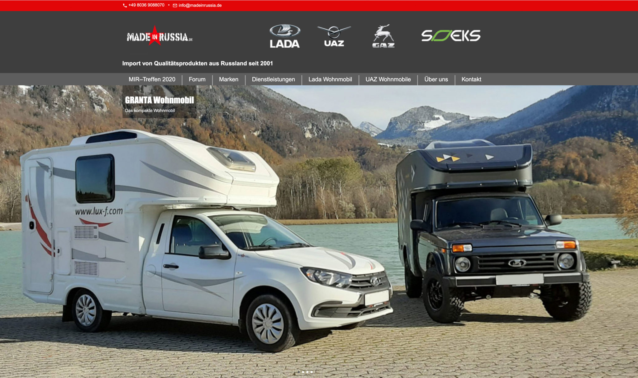 Go West! Offroad-Camper aus Russland für den deutschen Markt