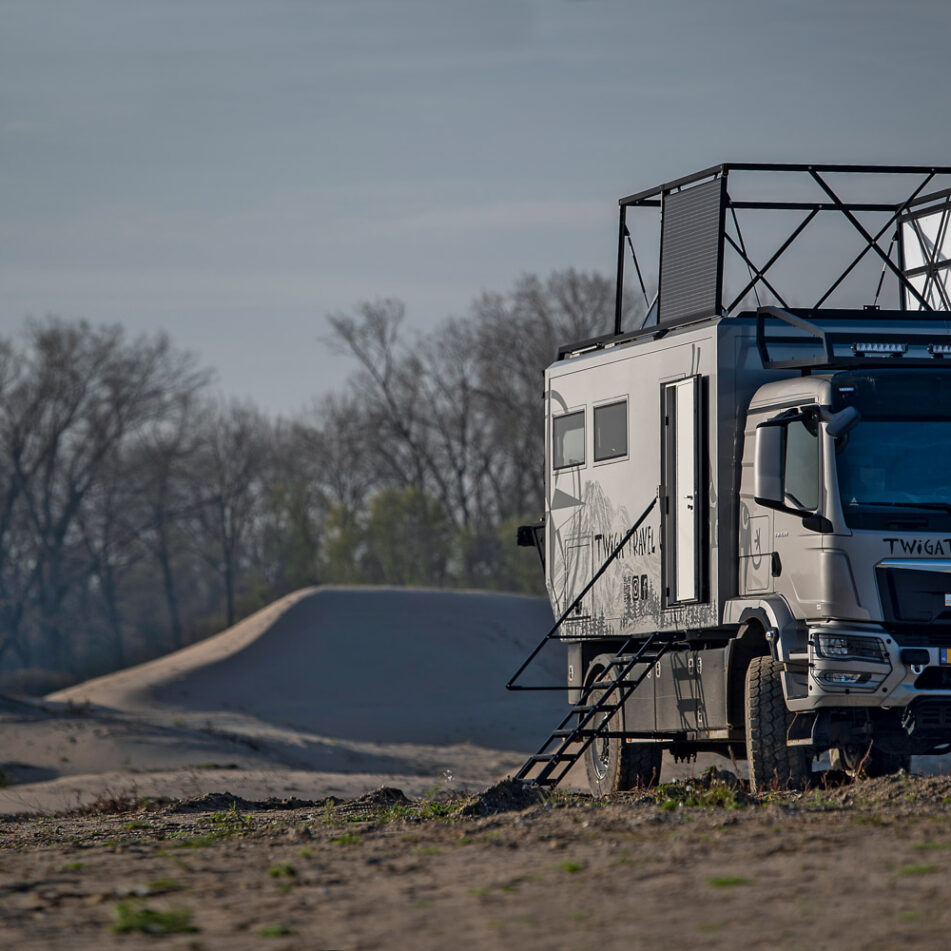 Probefahrt des Action Mobil Atacama 5800 Expeditionsfahrzeug