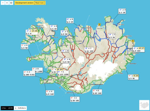 Island: Live-Infos zur Befahrbarkeit von Wegstrecken - explorer Magazin